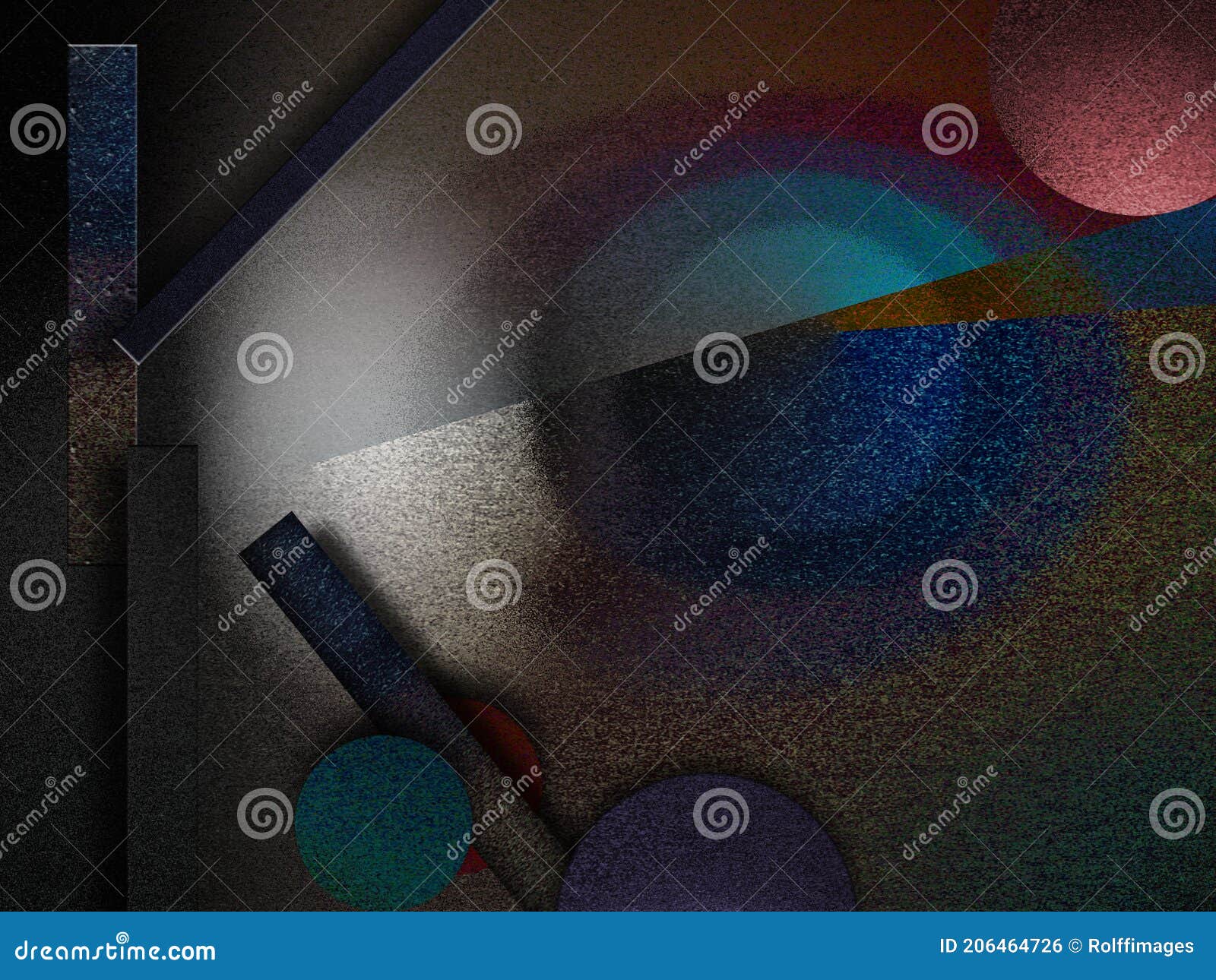 Modern Abstract with Geometric Forms Stock Photo - Image of rectangle ...