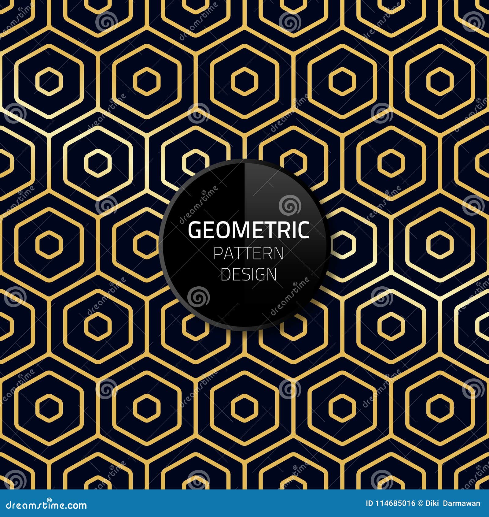 Modern Abstract Geometric Pattern Template Vector Seamless Background ...