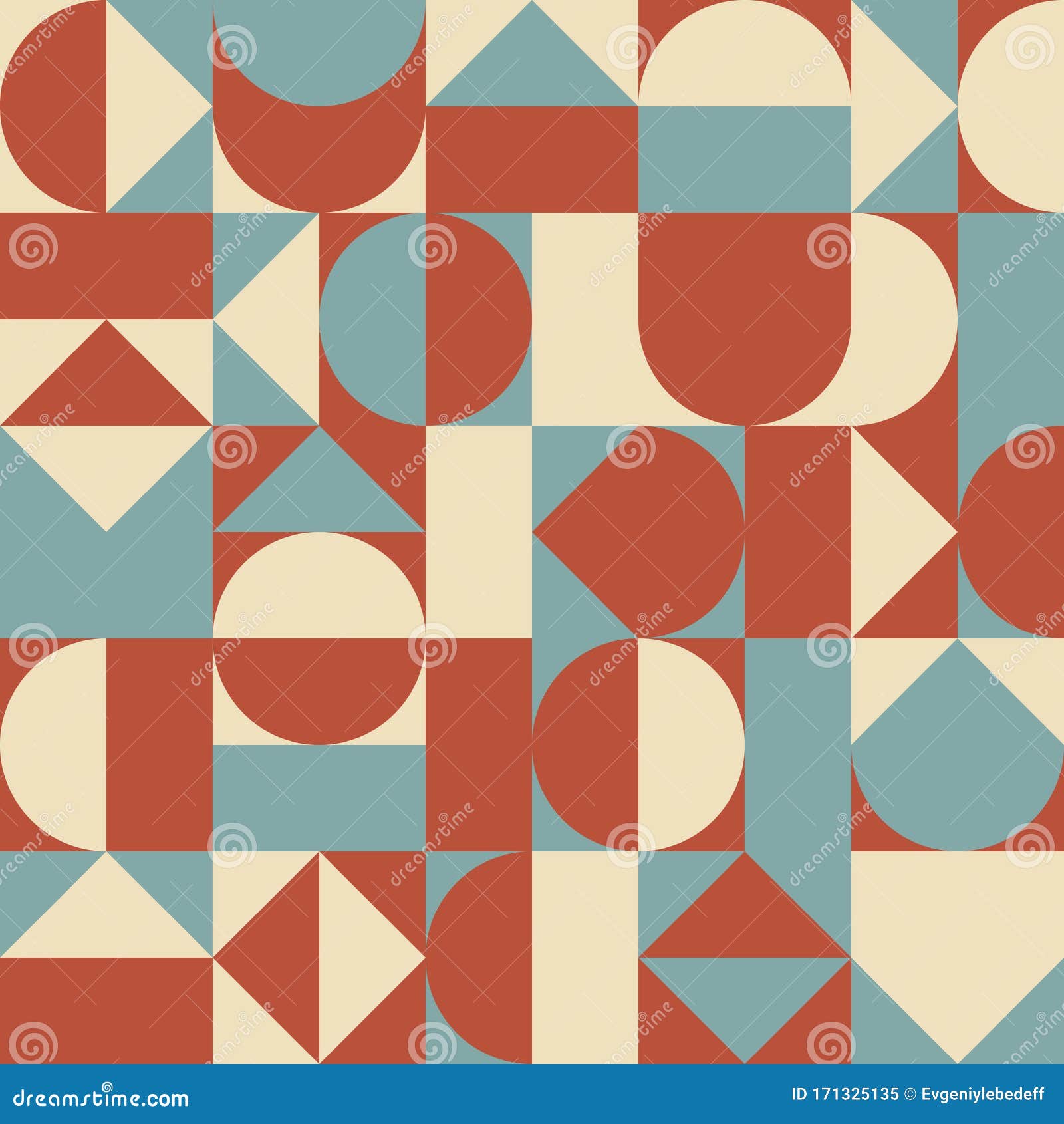 Modern Abstract Geometric Seamless Pattern for Textiles and Graphic ...