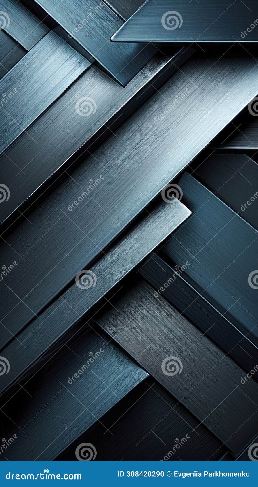 Modern Abstract Geometric Shapes with Metallic Accents Stock ...