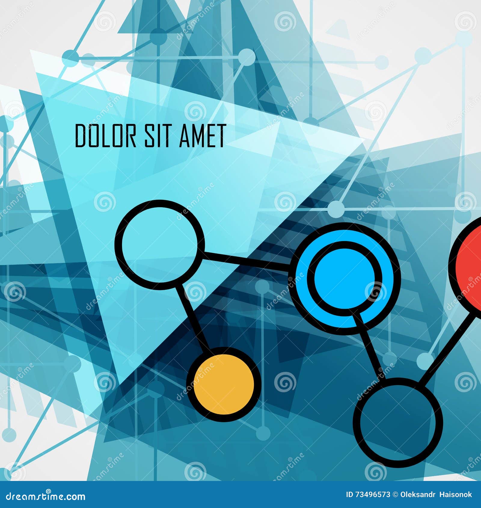 Modern Abstract Geometrical Triangle Design Template Stock Vector ...