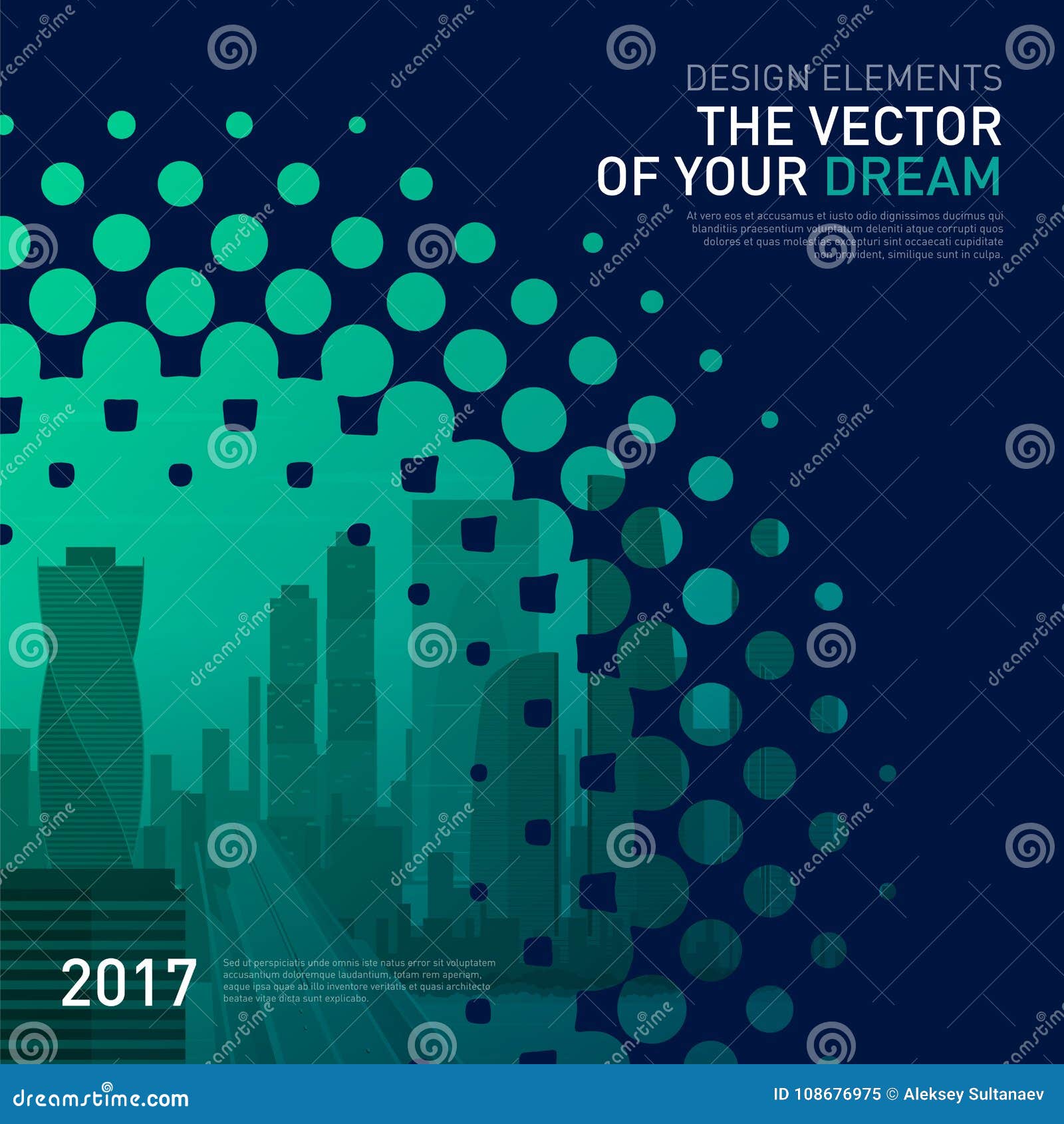 Modern Abstract Geometry Background for Investment Stock Vector ...