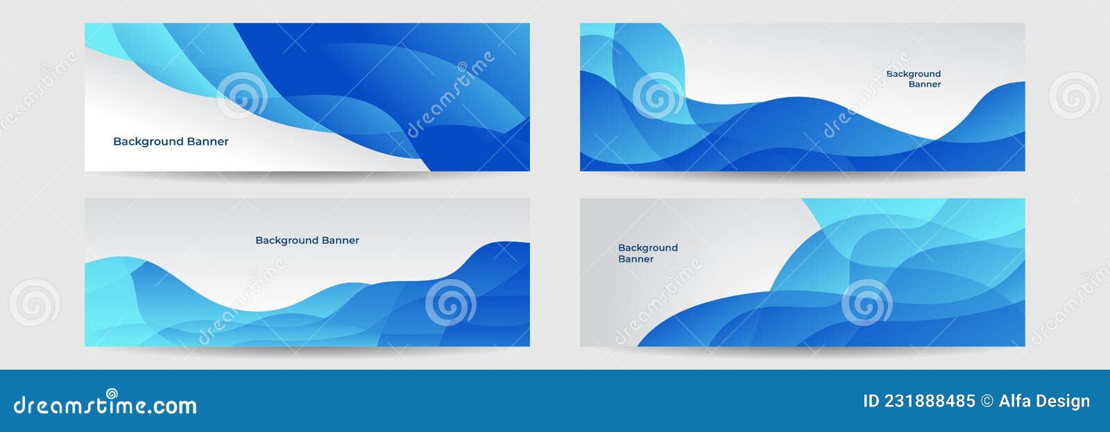 Modern Abstract Gradient Dark Blue Digital Technology Banner Background ...