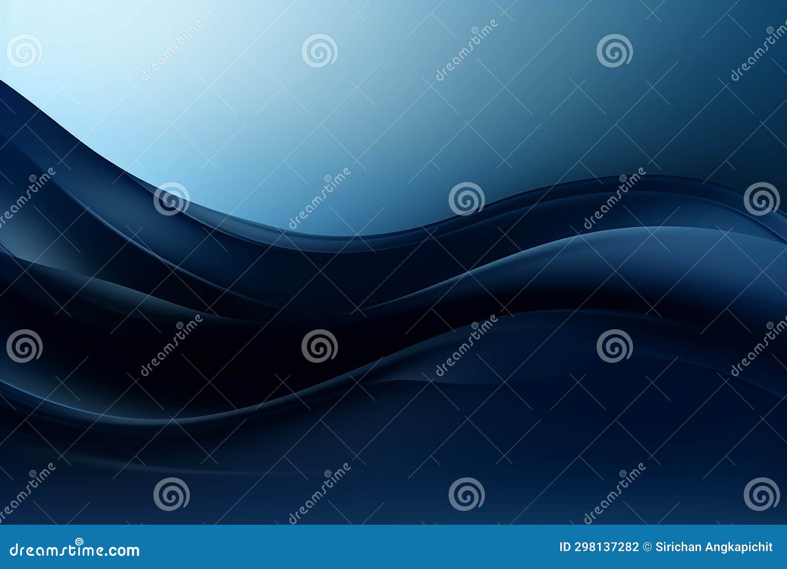 Modern Abstract Gradient Dark Navy Blue Banner Background Stock ...