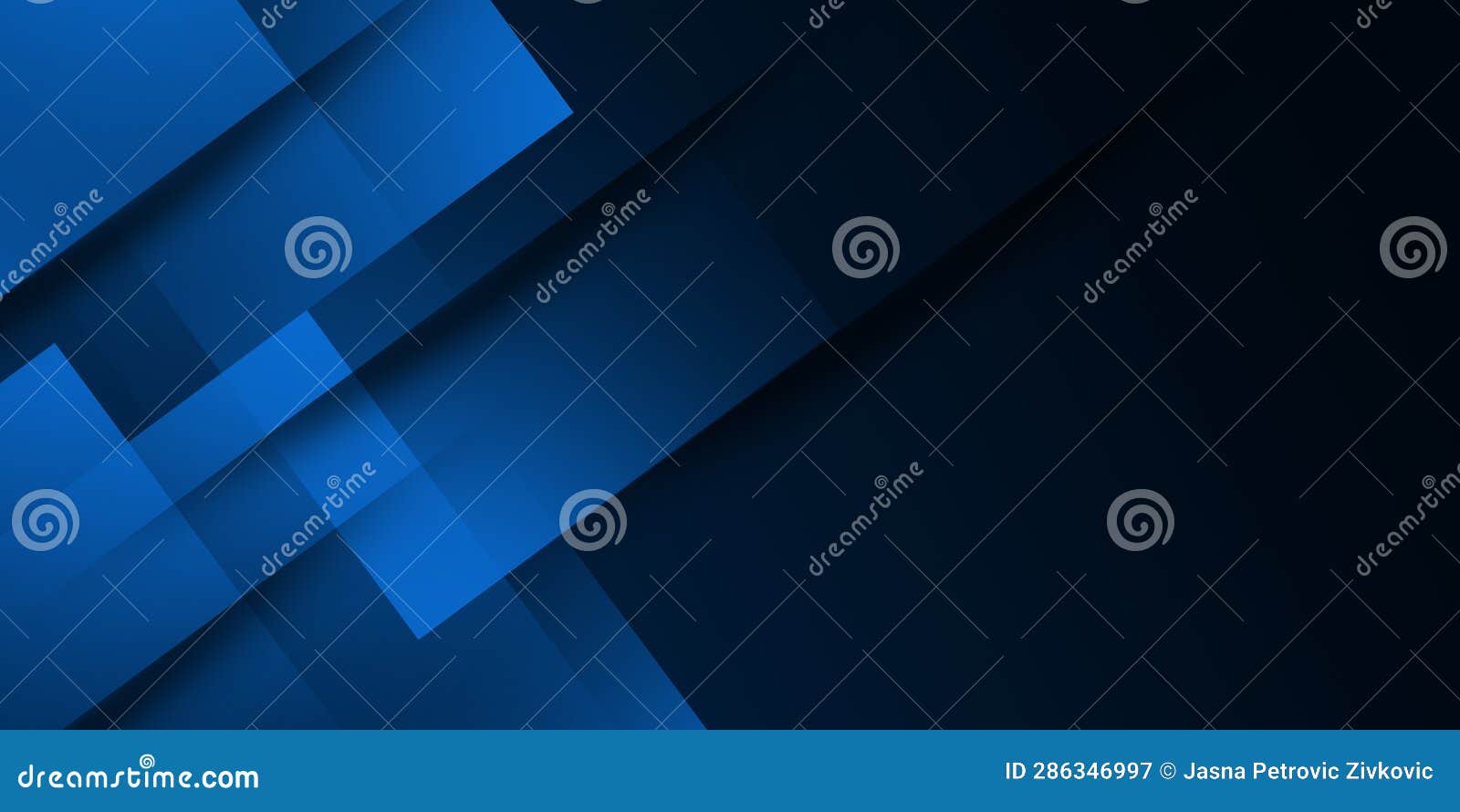 Modern Abstract Gradient Dark Navy Blue Banner Background Stock ...