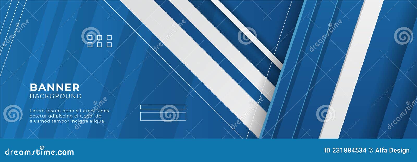 Modern Abstract Gradient Dark Navy Blue Technology Banner Background ...