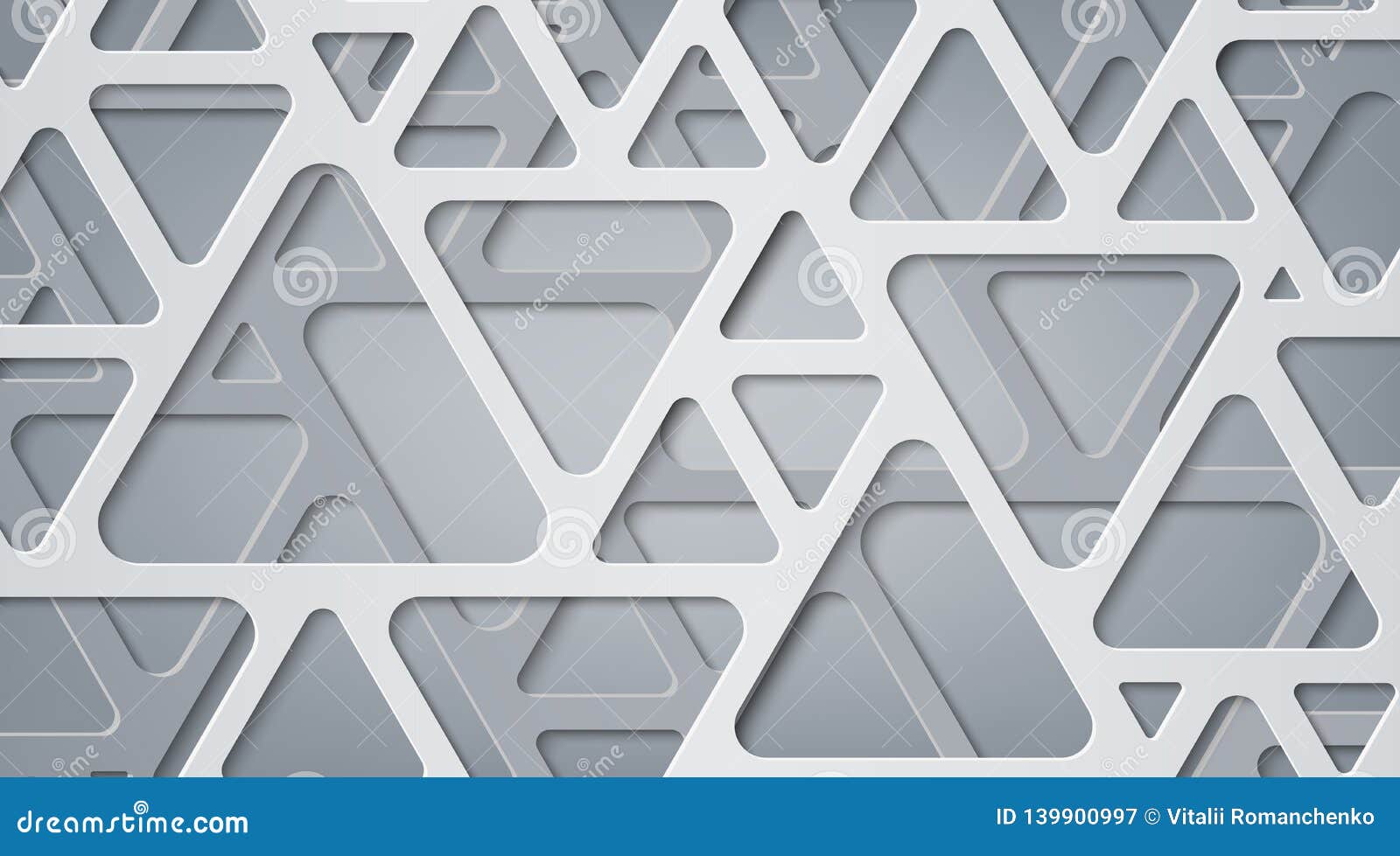 Modern Abstract Gray Background. Triangles. the Effect of Cut Paper ...