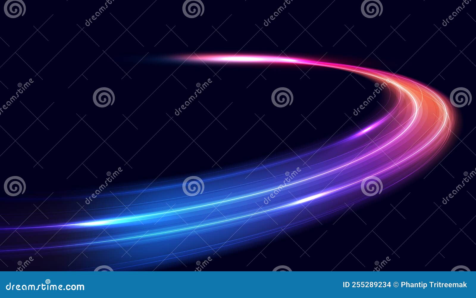 Modern Abstract High-speed Motion Effect. Futuristic Dynamic Motion ...