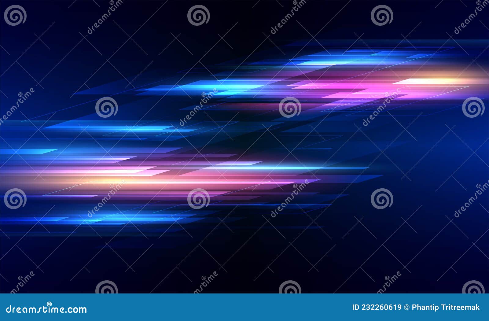Modern Colorful Dynamic Lines High-speed Movement Background. Stock ...