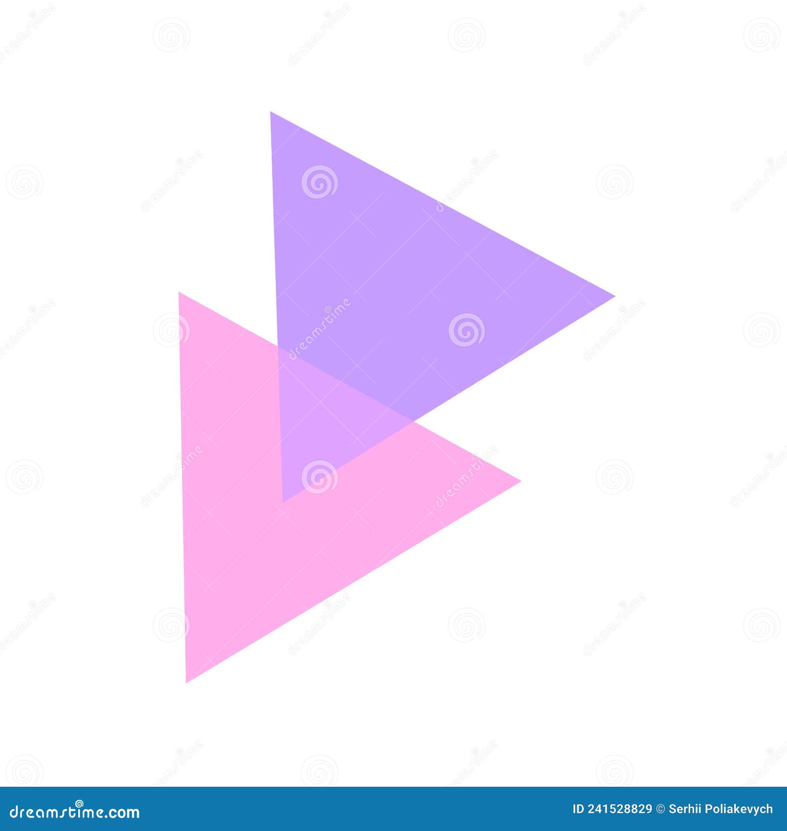 Modern Abstract Illustration with Triangles. Design Element. Geometric ...