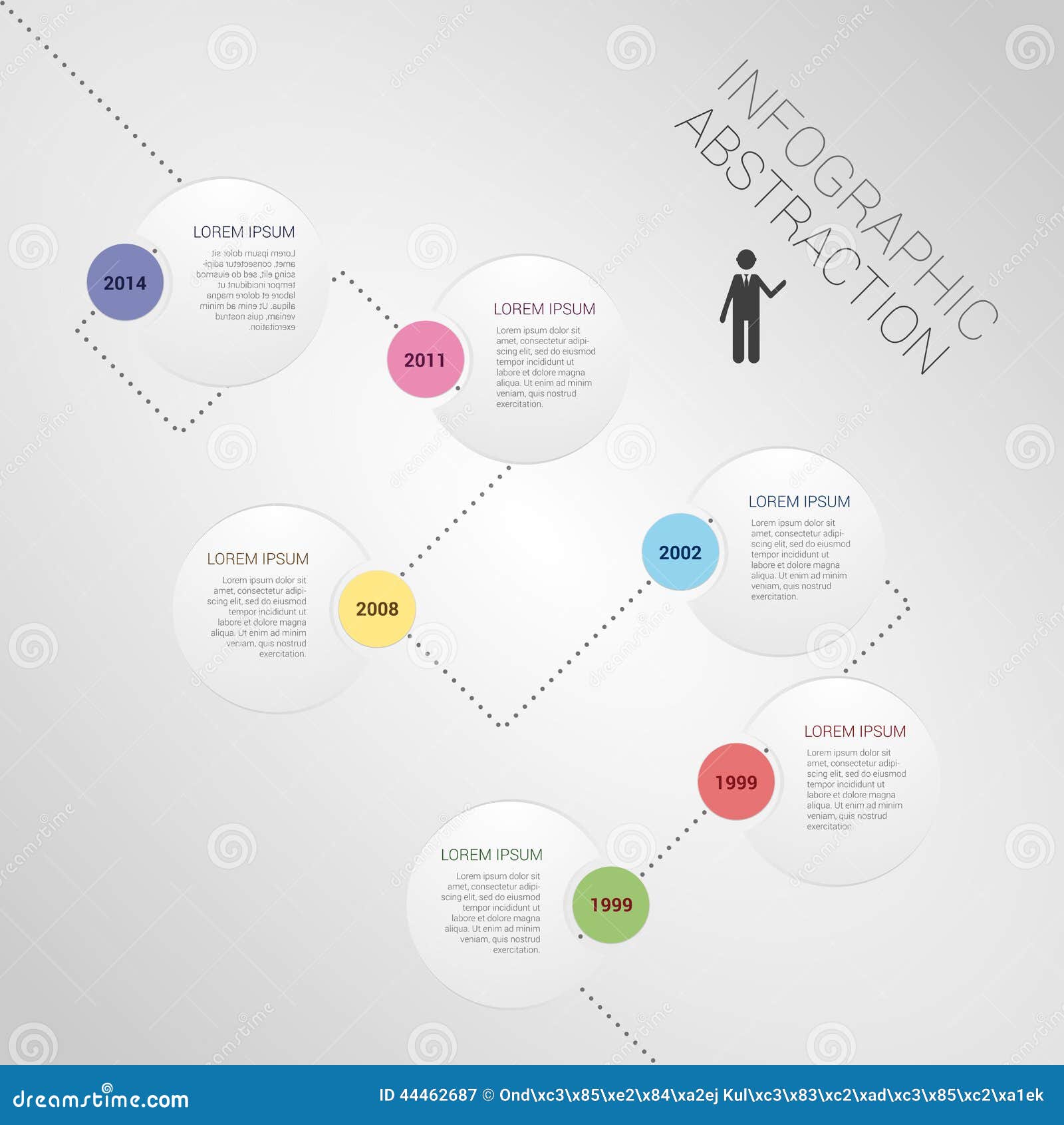 Modern Abstract Infographics Timeline Vector Stock Vector ...