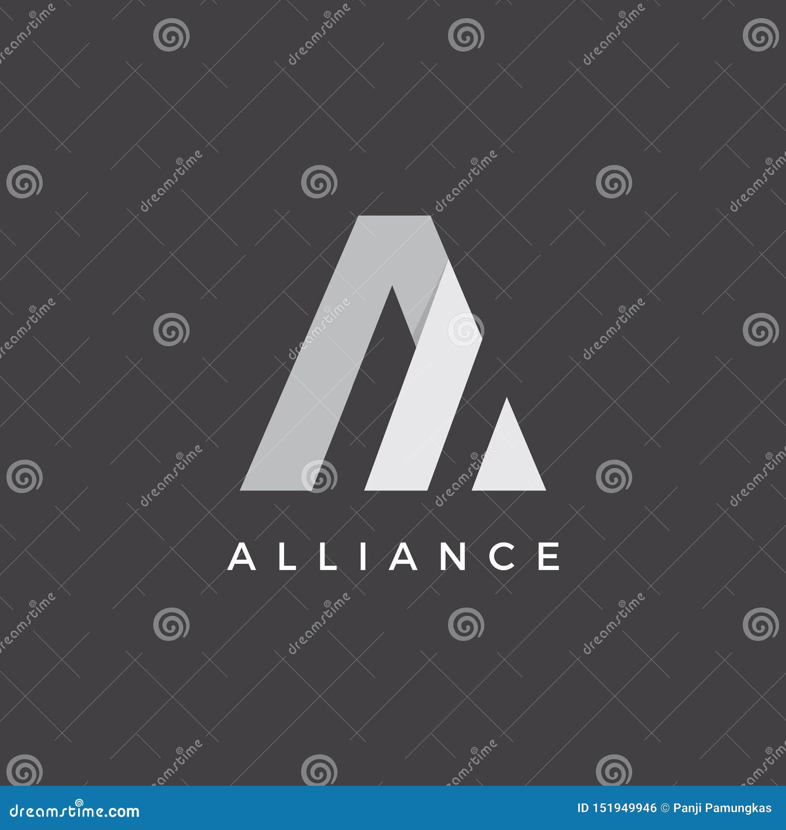 Modern Abstract Initial Letter Type a Logo Sign Stock Illustration ...