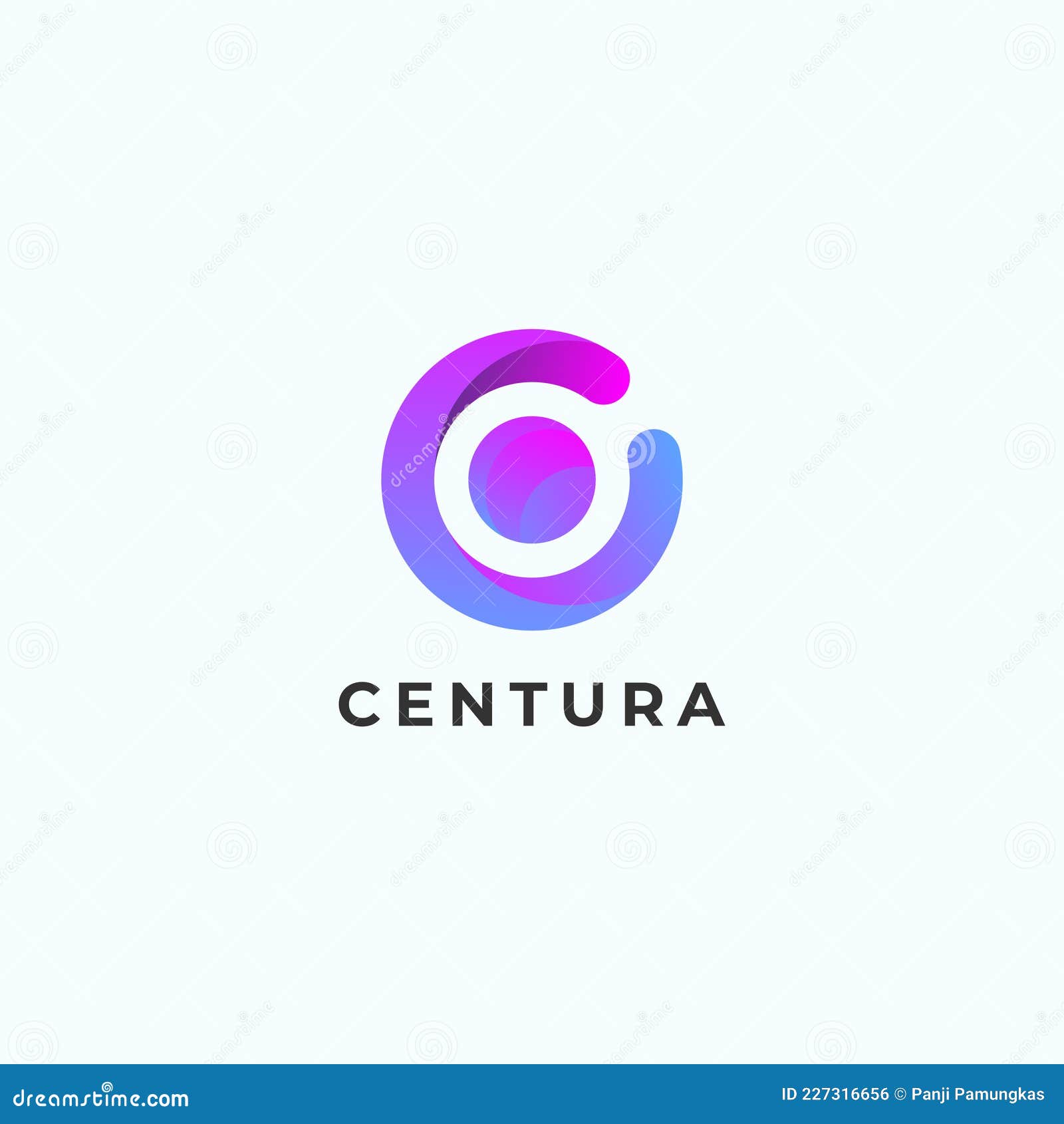 Modern Abstract Letter C Shape Logo Design Template Stock Illustration ...