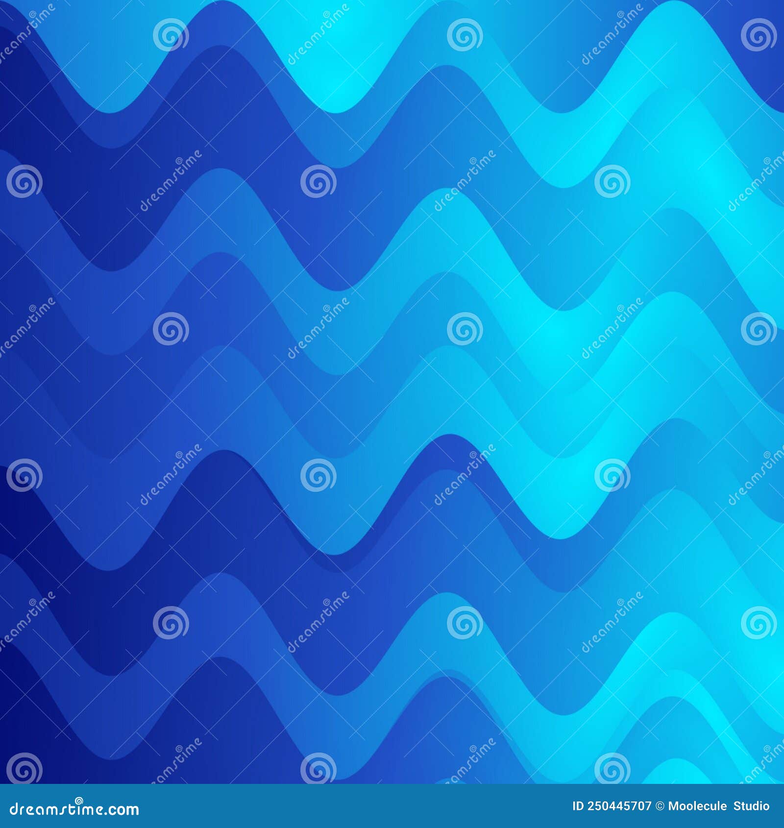 Modern Abstract Liquid Blue Cyan Gradient Background. Stock ...