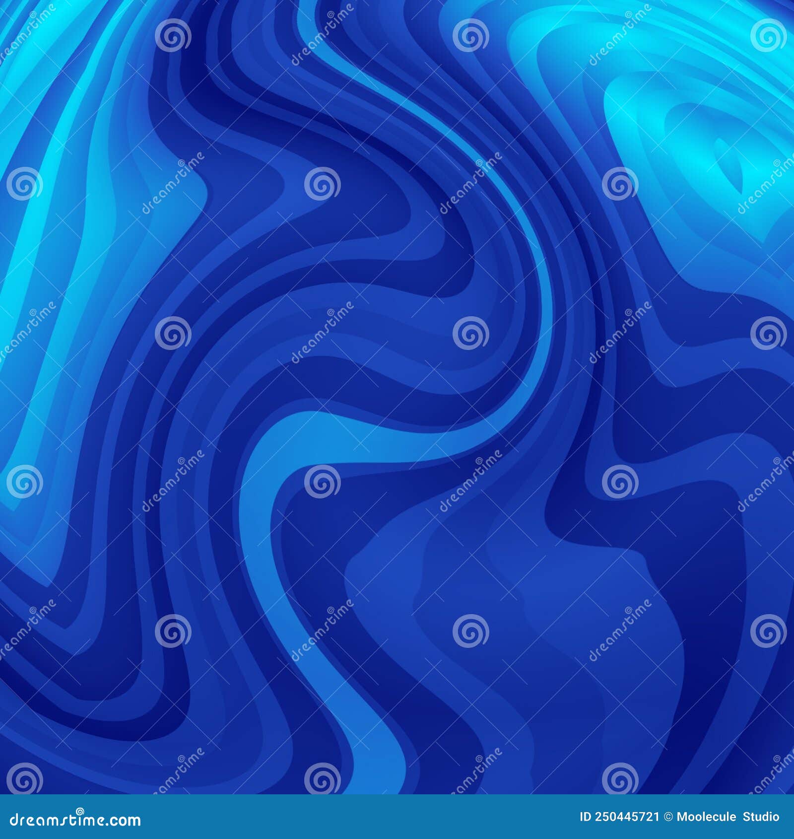 Modern Abstract Liquid Blue Cyan Gradient Background. Stock ...