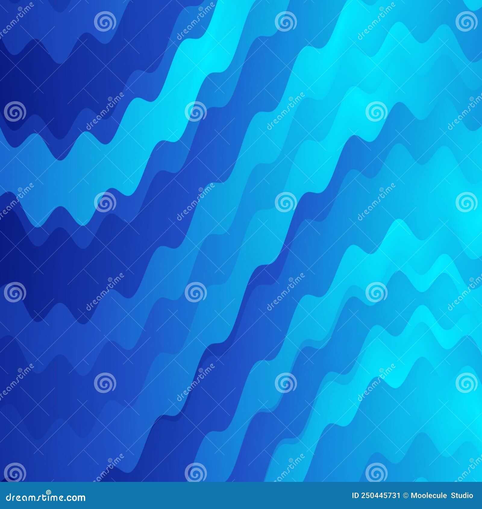 Modern Abstract Liquid Blue Cyan Gradient Background. Stock ...