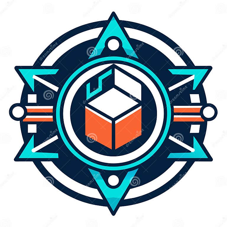 A Modern, Abstract Logo Featuring a Stylized Shield, City Skyline, and Interconnected Lines ...