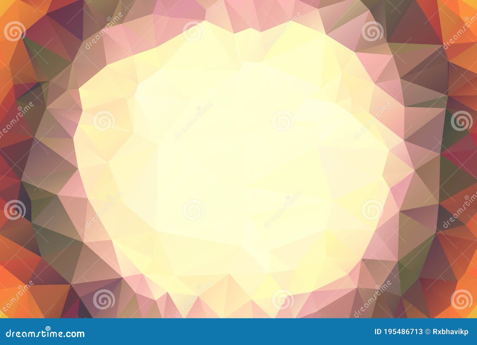 Modern Abstract Low Poly Geometric Gradient Polygonal Circle Background ...