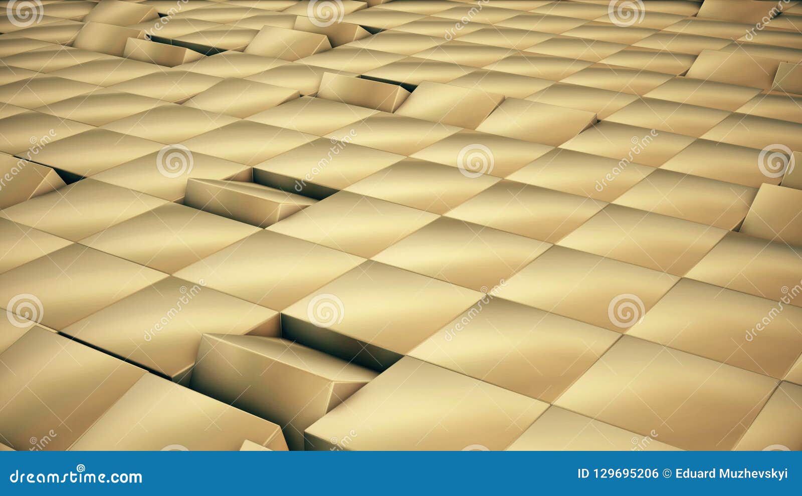 Modern Abstract Metal Grid Surface Loopable Rotate Wave of Bright ...