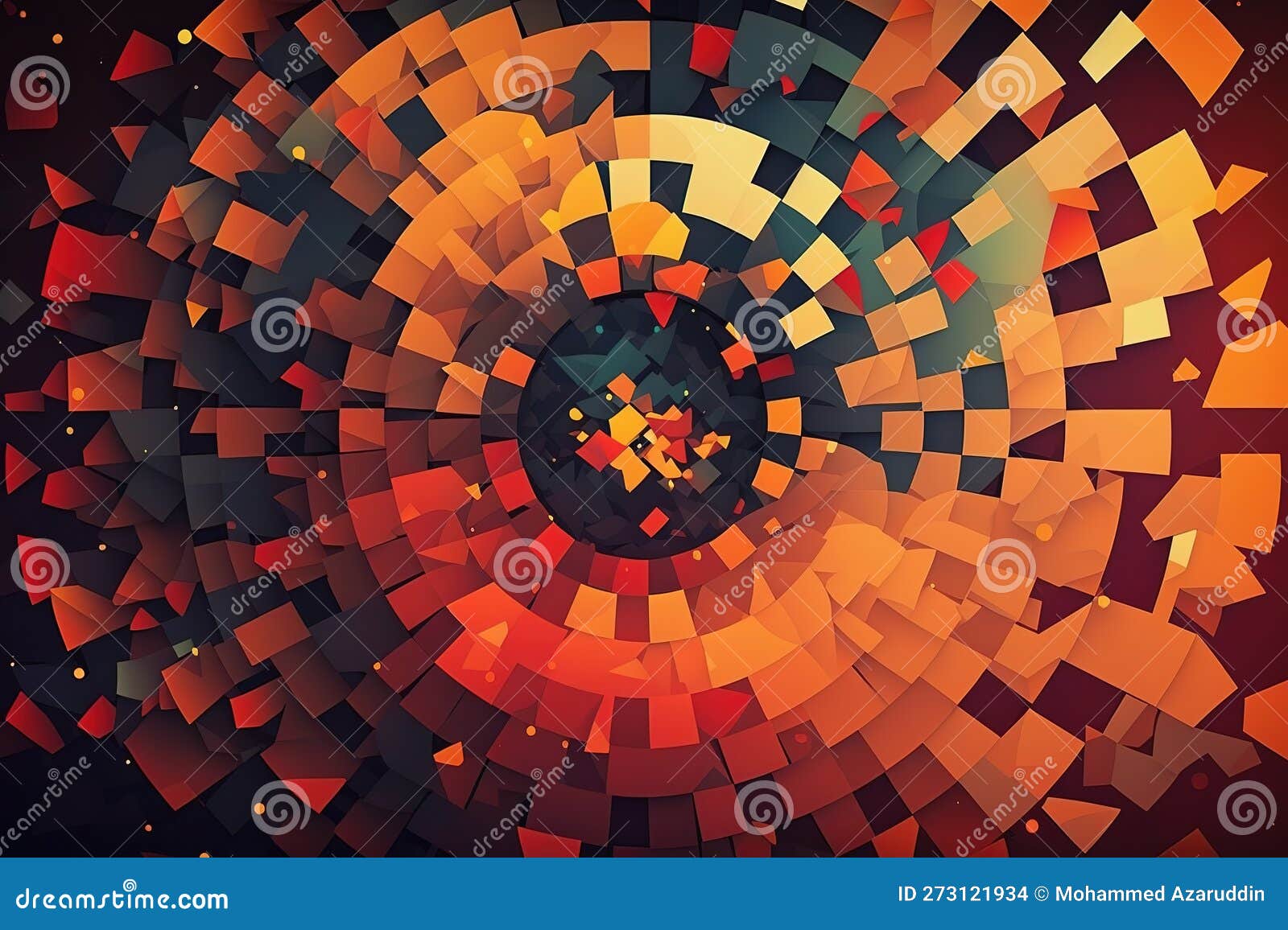 Modern Abstract Mosaic Style Background Stock Illustration ...