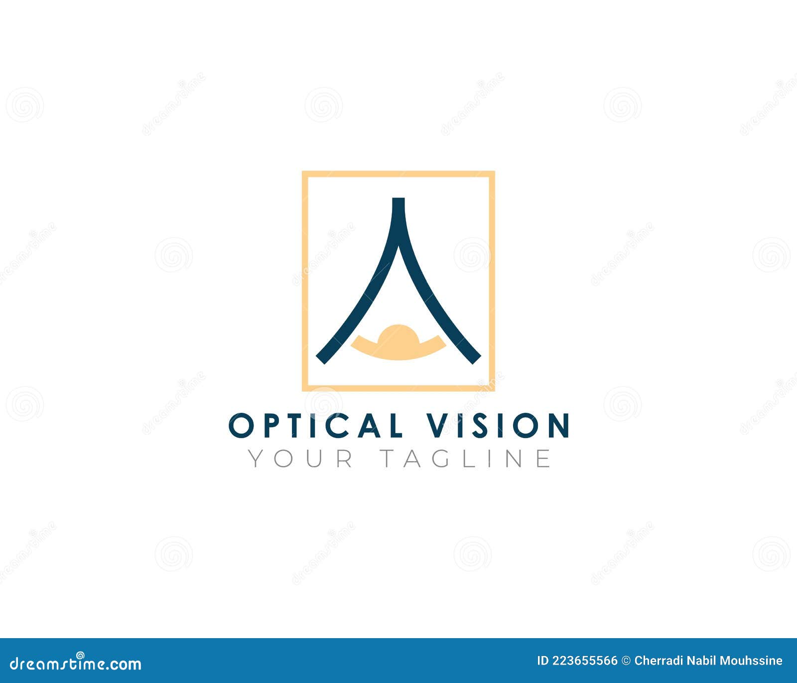Modern Abstract Optic Initial Lens Logo Design Inspiration Stock Vector ...