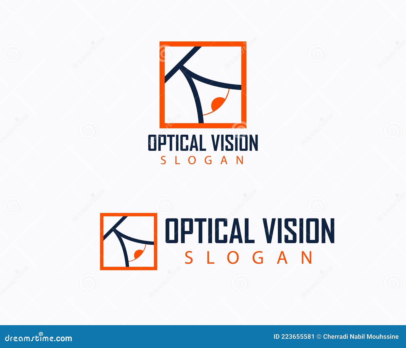 Modern Abstract Optic Initial Lens Logo Design Inspiration Cartoon ...