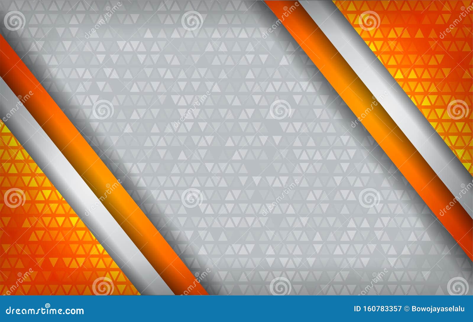 Modern Abstract Orange Tech White with Overlap Background Stock Vector ...