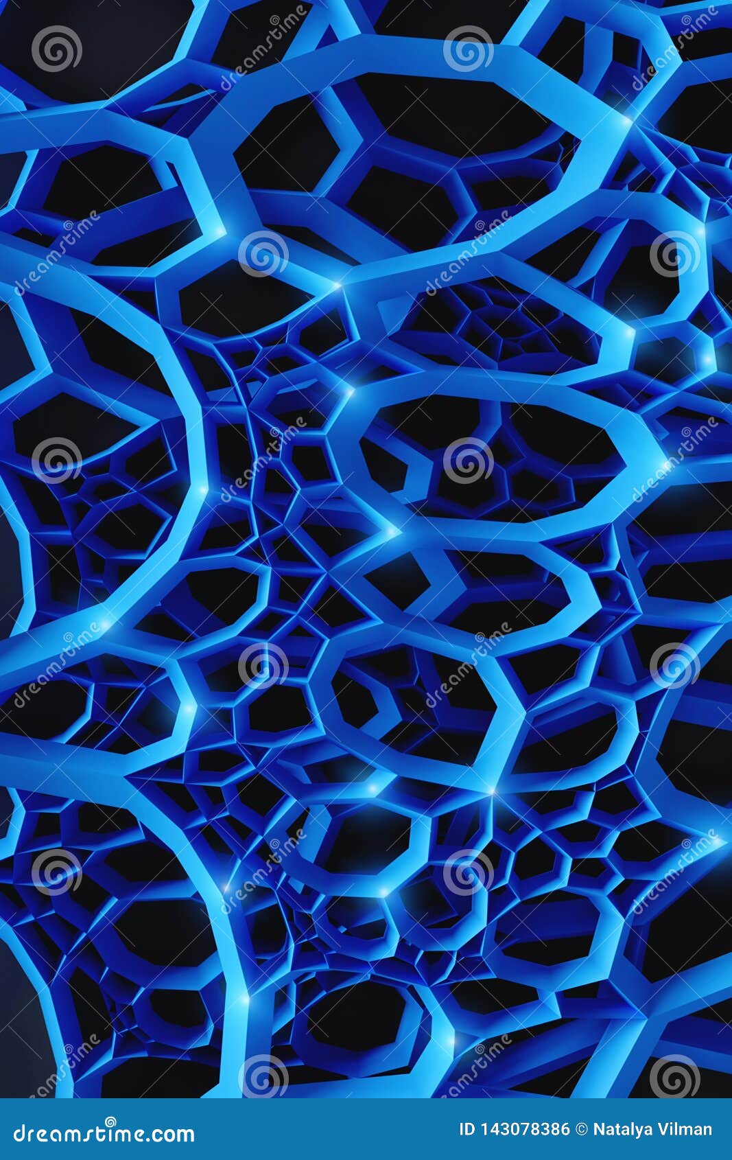 Modern Abstract Parametric Background Stock Illustration - Illustration ...