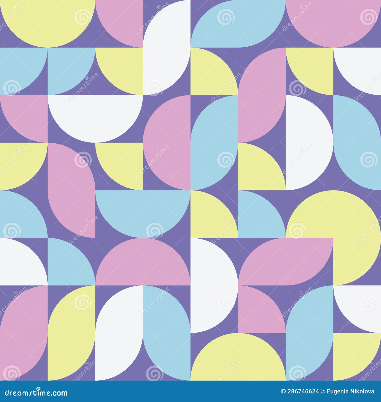 Modern Abstract Pattern . Minimalist Geometric Design. Seamless Pattern ...