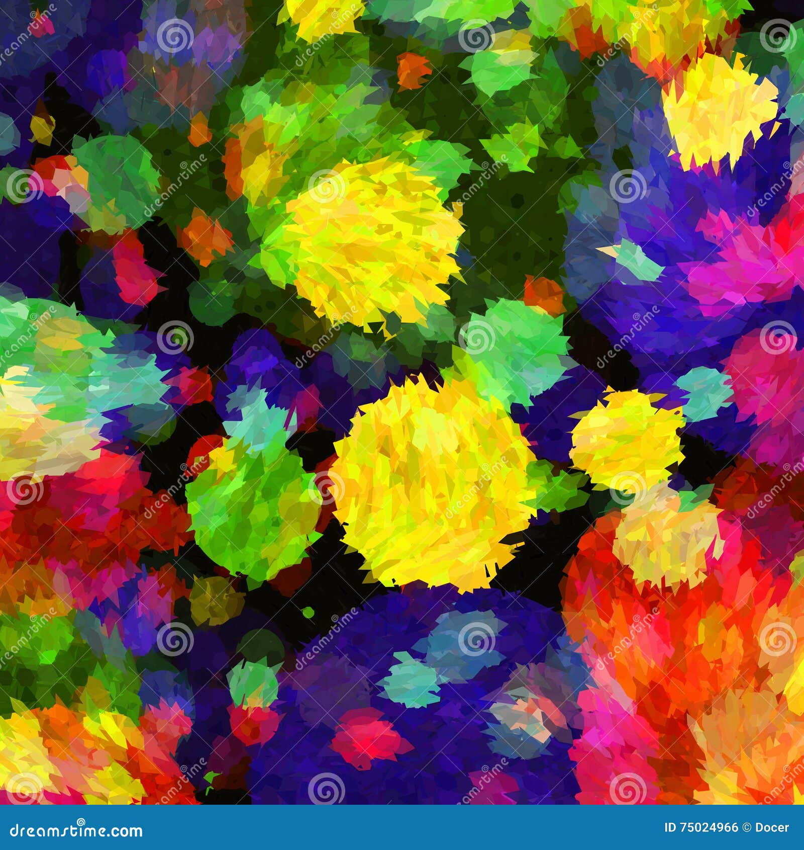 Modern Abstract Picture of Space Planet Stock Illustration ...