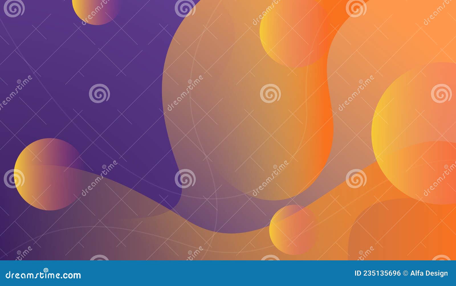 Modern Abstract Purple Orange Background. Vector Abstract Graphic ...