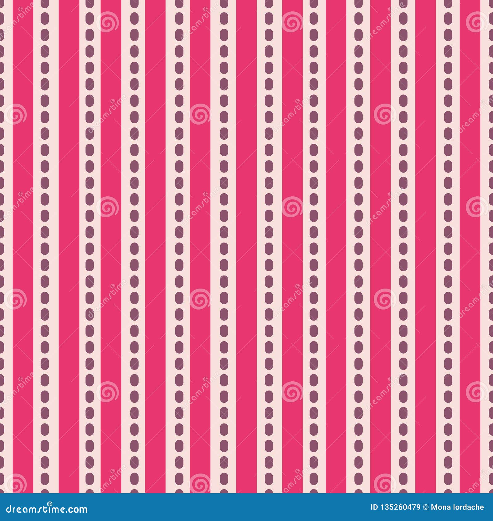Modern Abstract Red Rows on Pink Background Seamless Pattern Stock ...