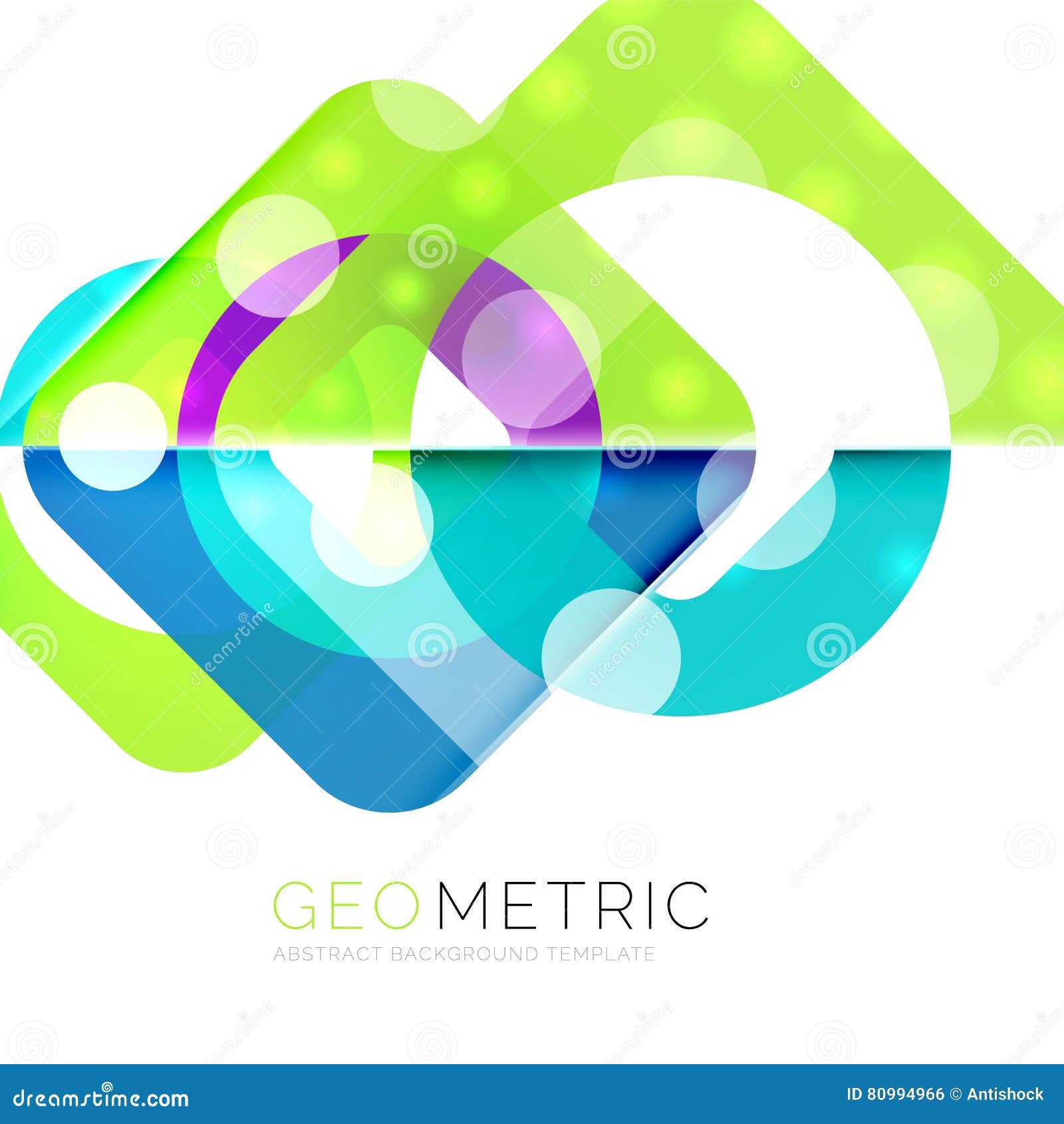 Modern Abstract Round Shapes Background Stock Vector - Illustration of ...