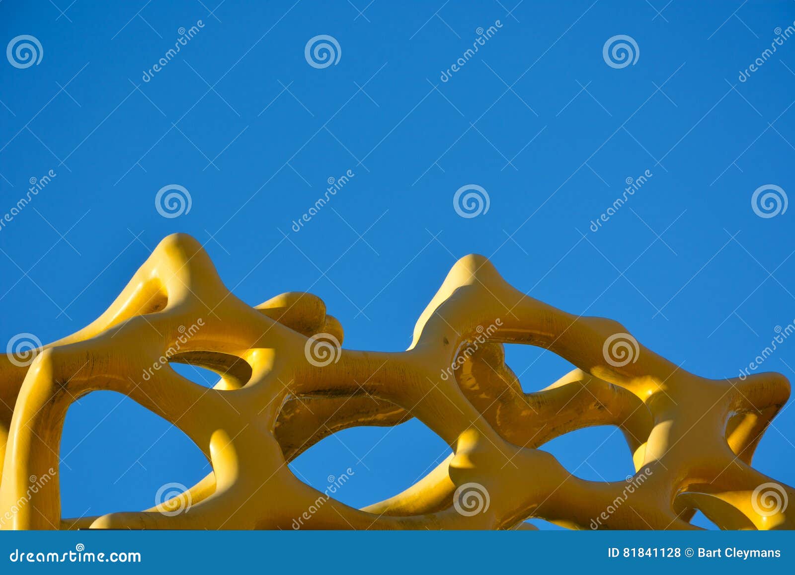 Modern Abstract Sculpture, Rooftop Editorial Stock Photo - Image of ...