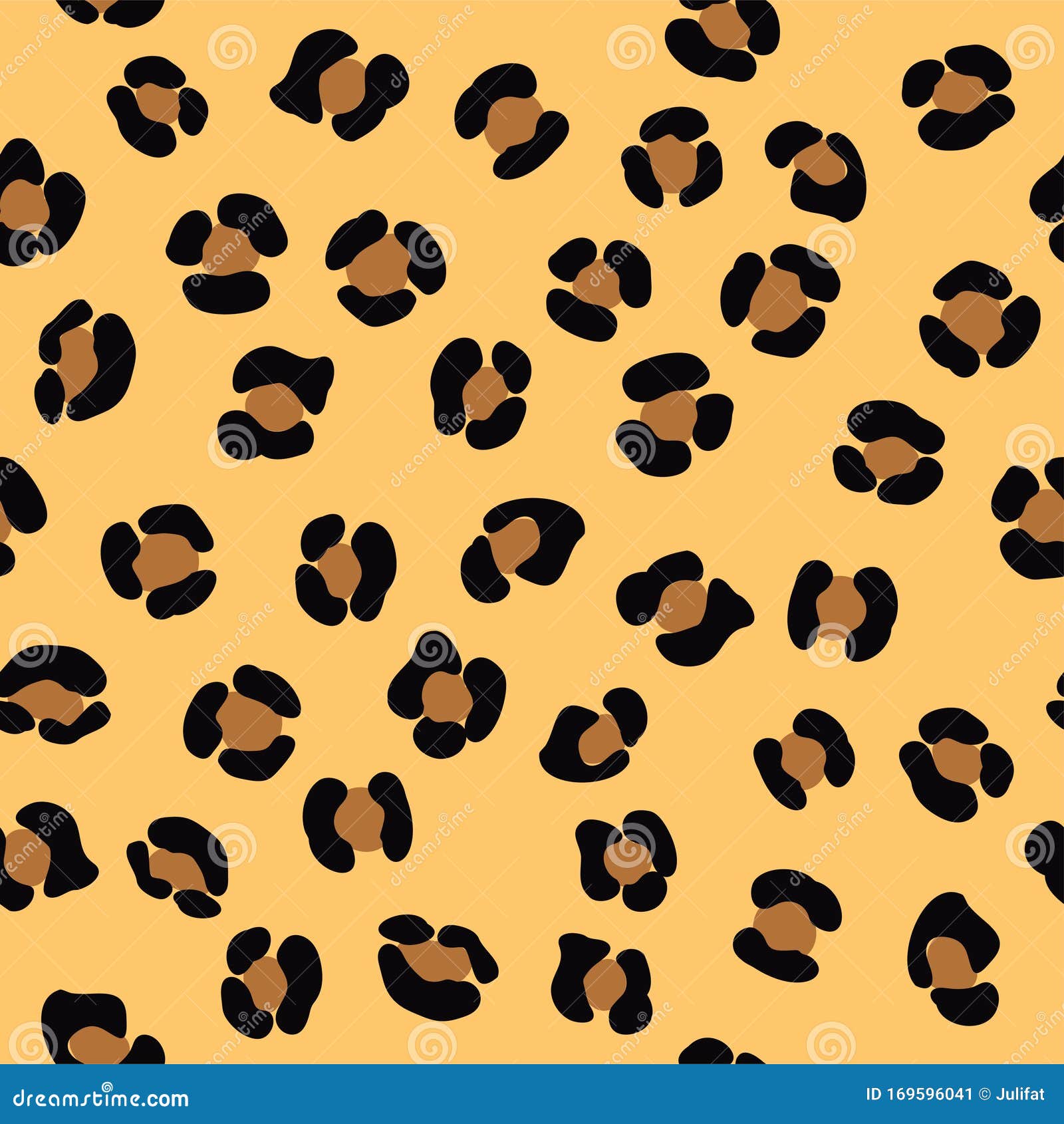 Modern Abstract Seamless Pattern with Leopard Print. Modern Leopard ...