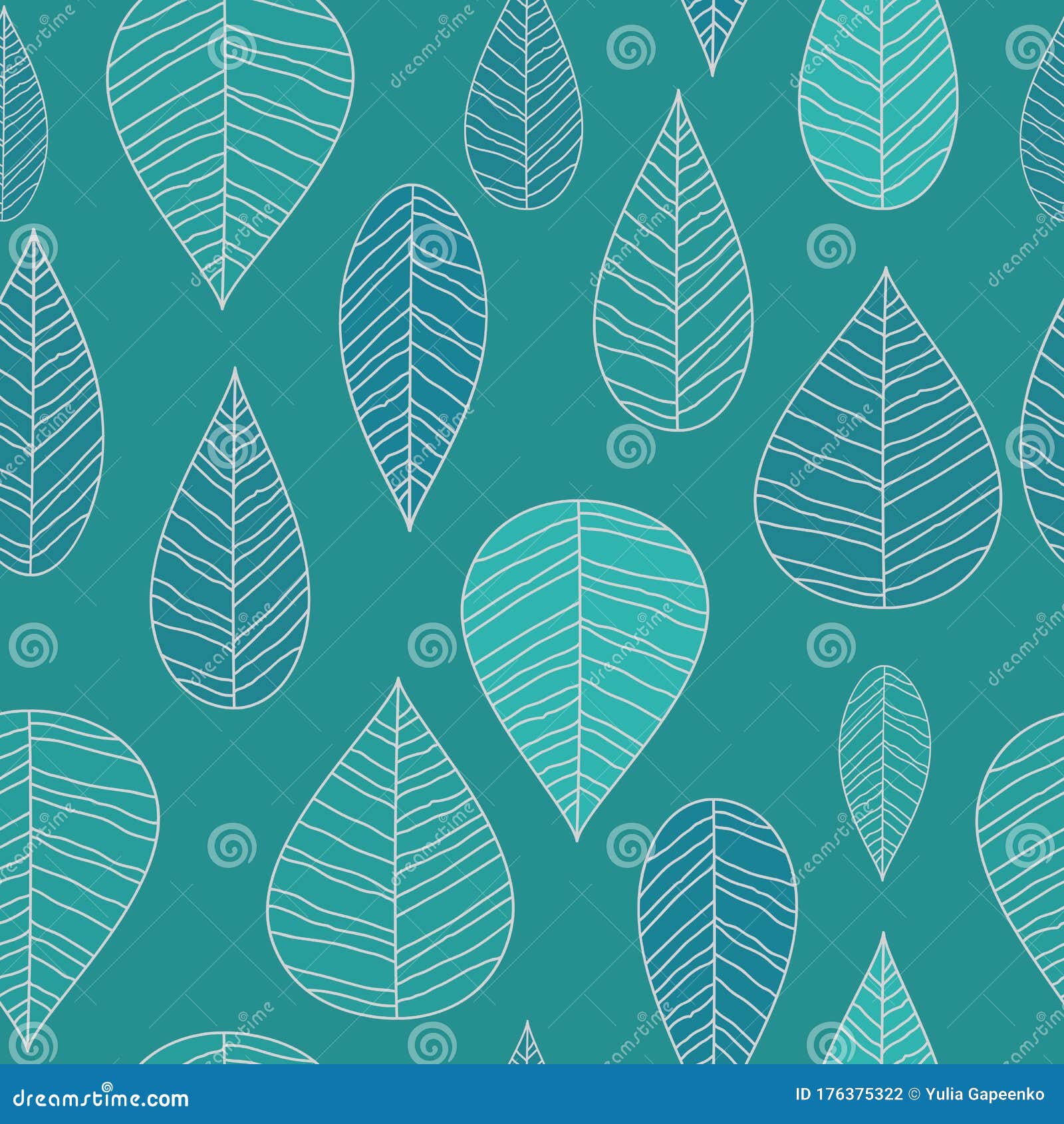 Modern Abstract Seamless Pattern Vector Illustration Stock Illustration ...