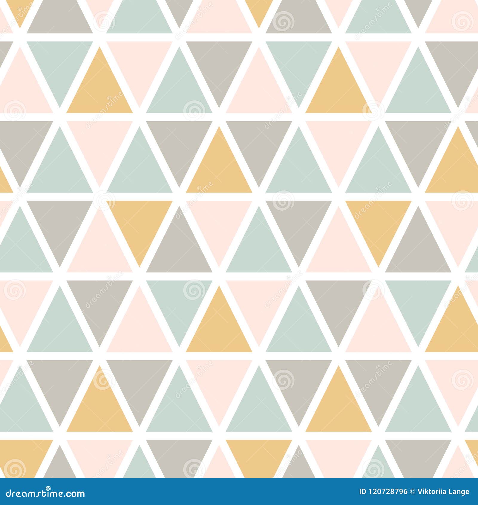 Modern Abstract Seamless Triangle Pattern. Stock Vector - Illustration ...