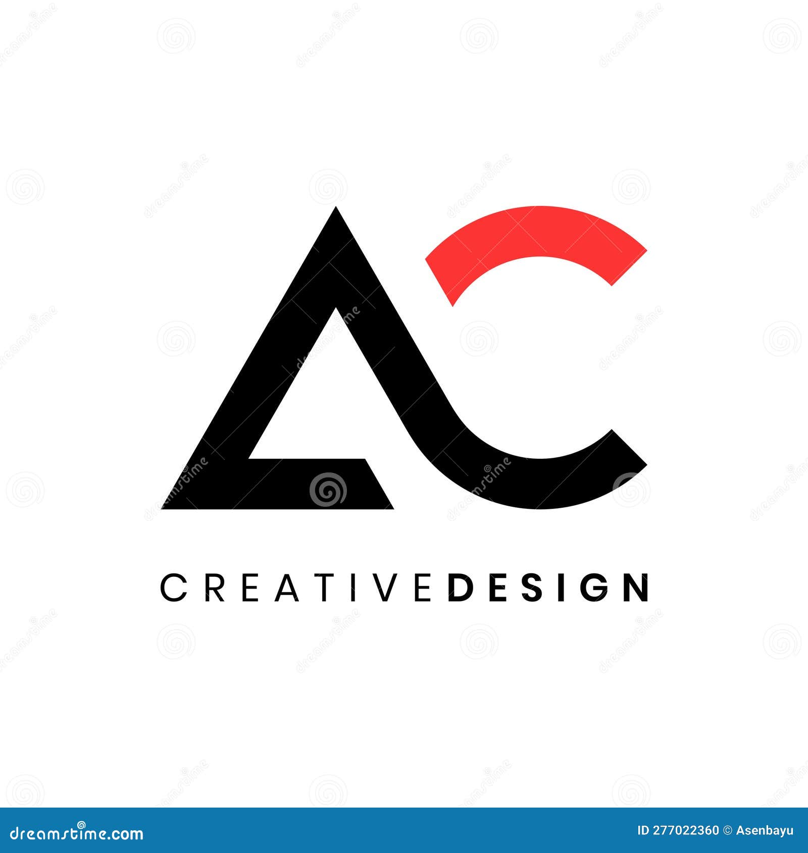 Modern Abstract Simple Letter AC Logo Design Vector Illustration.Modern ...
