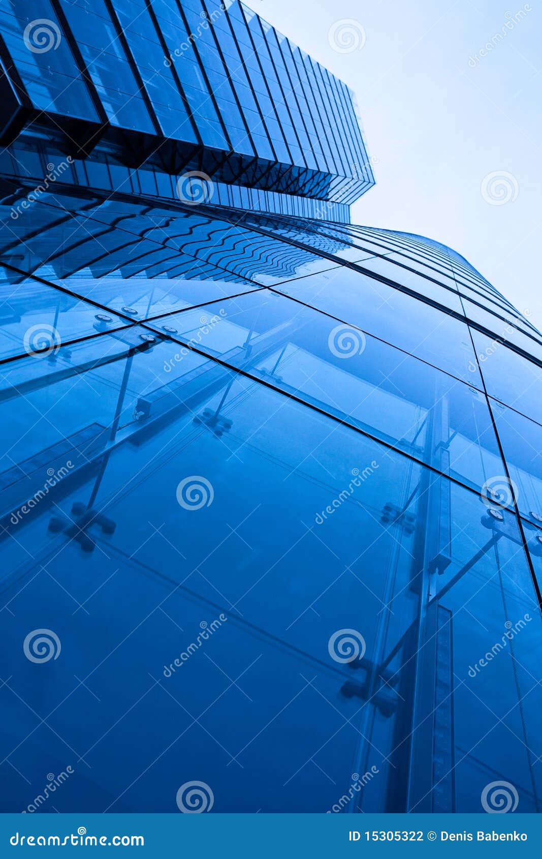 Modern Abstract Skyscraper Tower Stock Photo - Image of blue, clean ...