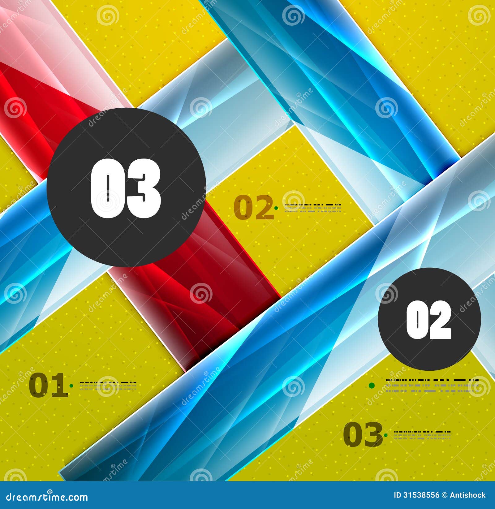 Modern Abstract Steps Lines Template Stock Vector - Illustration of ...