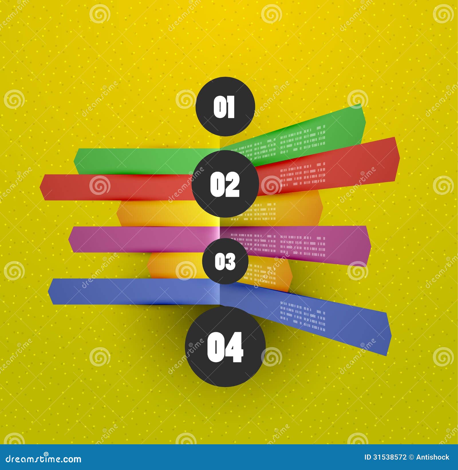 Modern Abstract Steps Lines Template Stock Vector - Illustration of ...