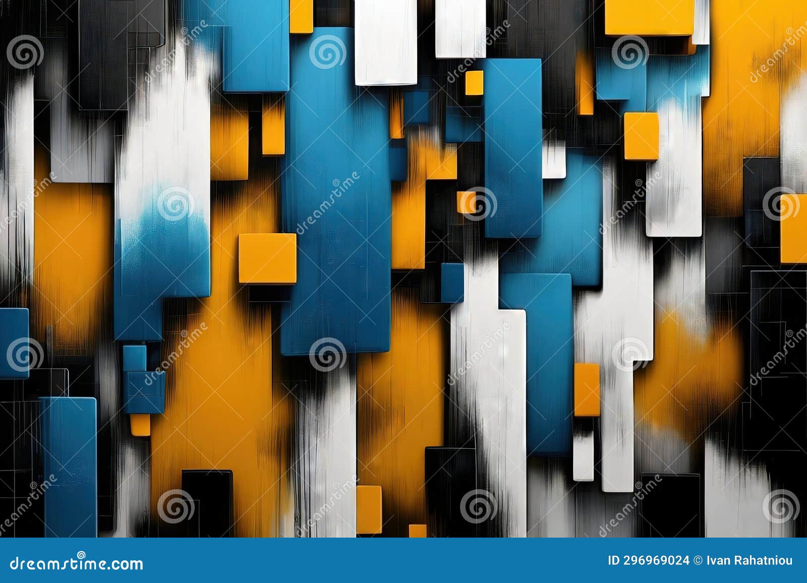 Modern Abstract Surrealist Background Stock Illustration - Illustration ...