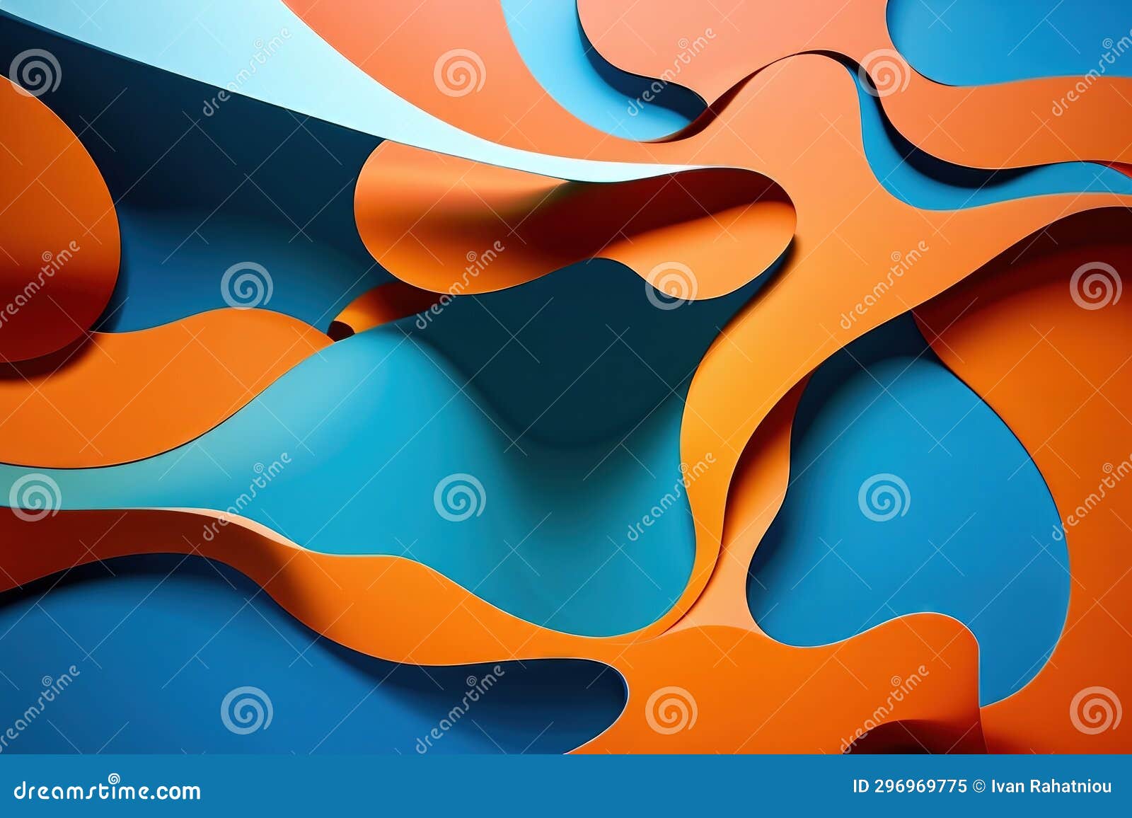 Modern Abstract Surrealist Background Stock Illustration - Illustration ...