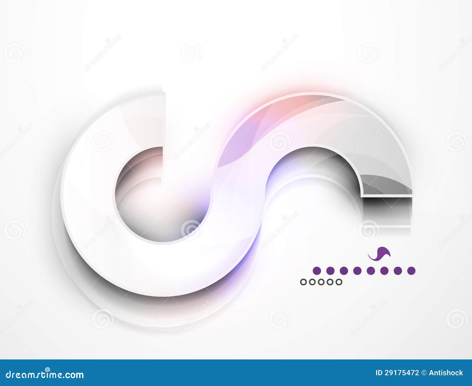 Modern Abstract Swirl Vector Design Template Stock Vector ...