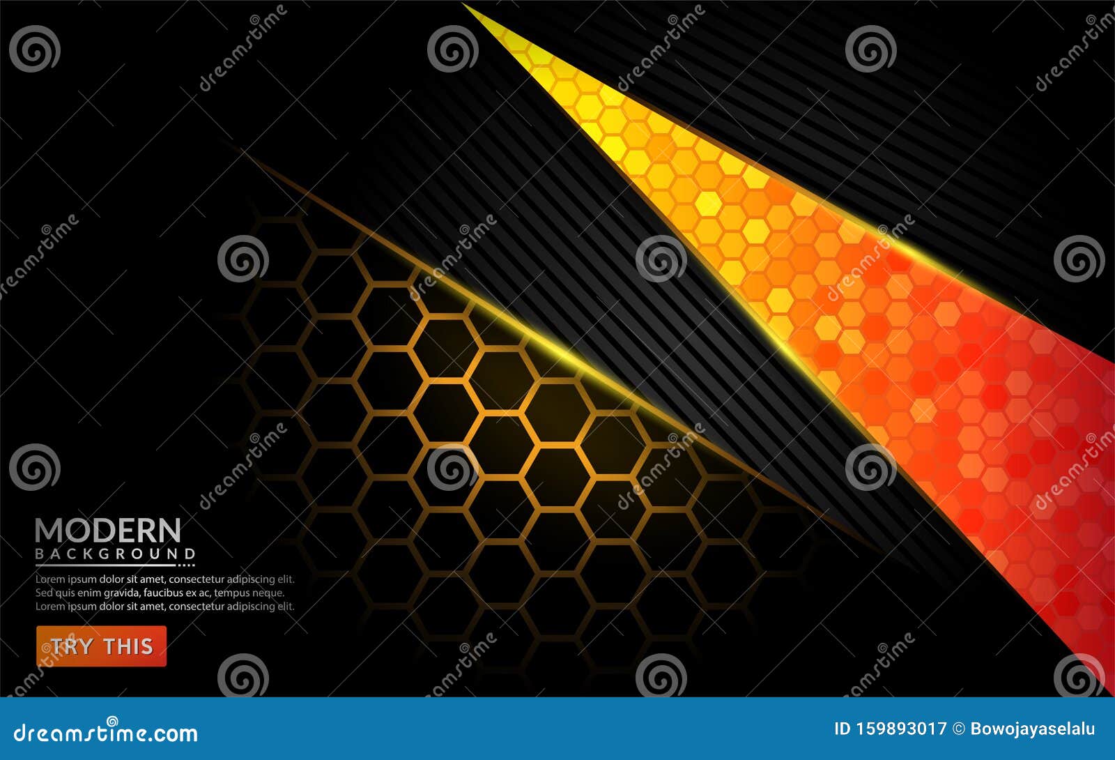 Modern Abstract Tech Orange Background. Futuristic Background Design ...