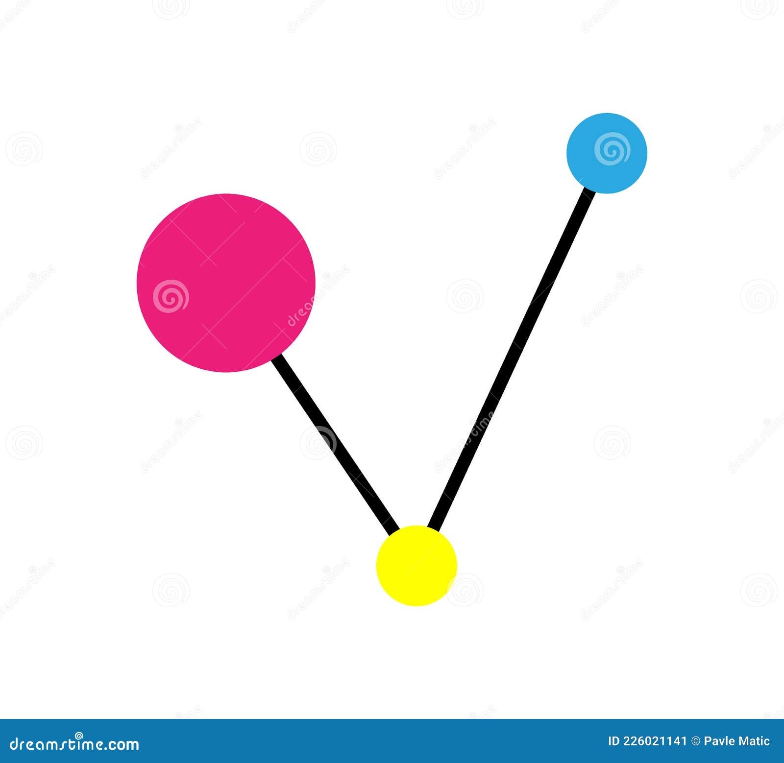 Modern Abstract Tech Symbol Isolated on White Background Stock Vector ...