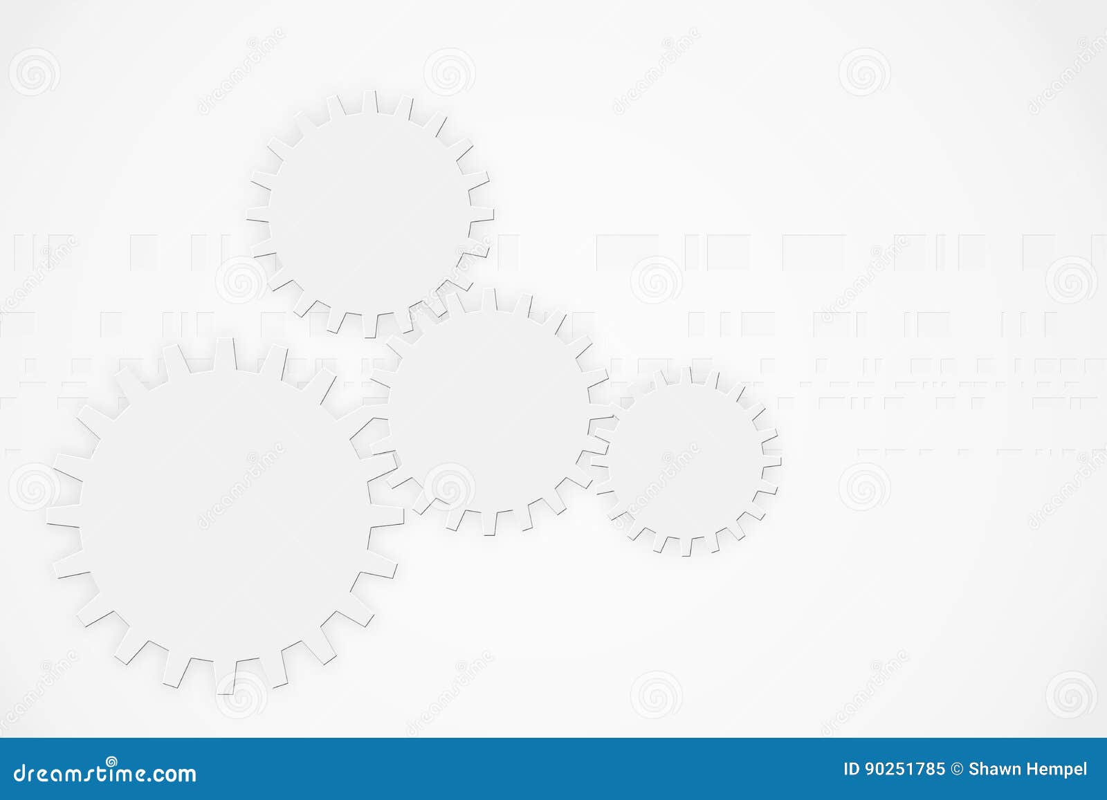 Modern Abstract Technology Background Gear Wheel Elements Stock ...