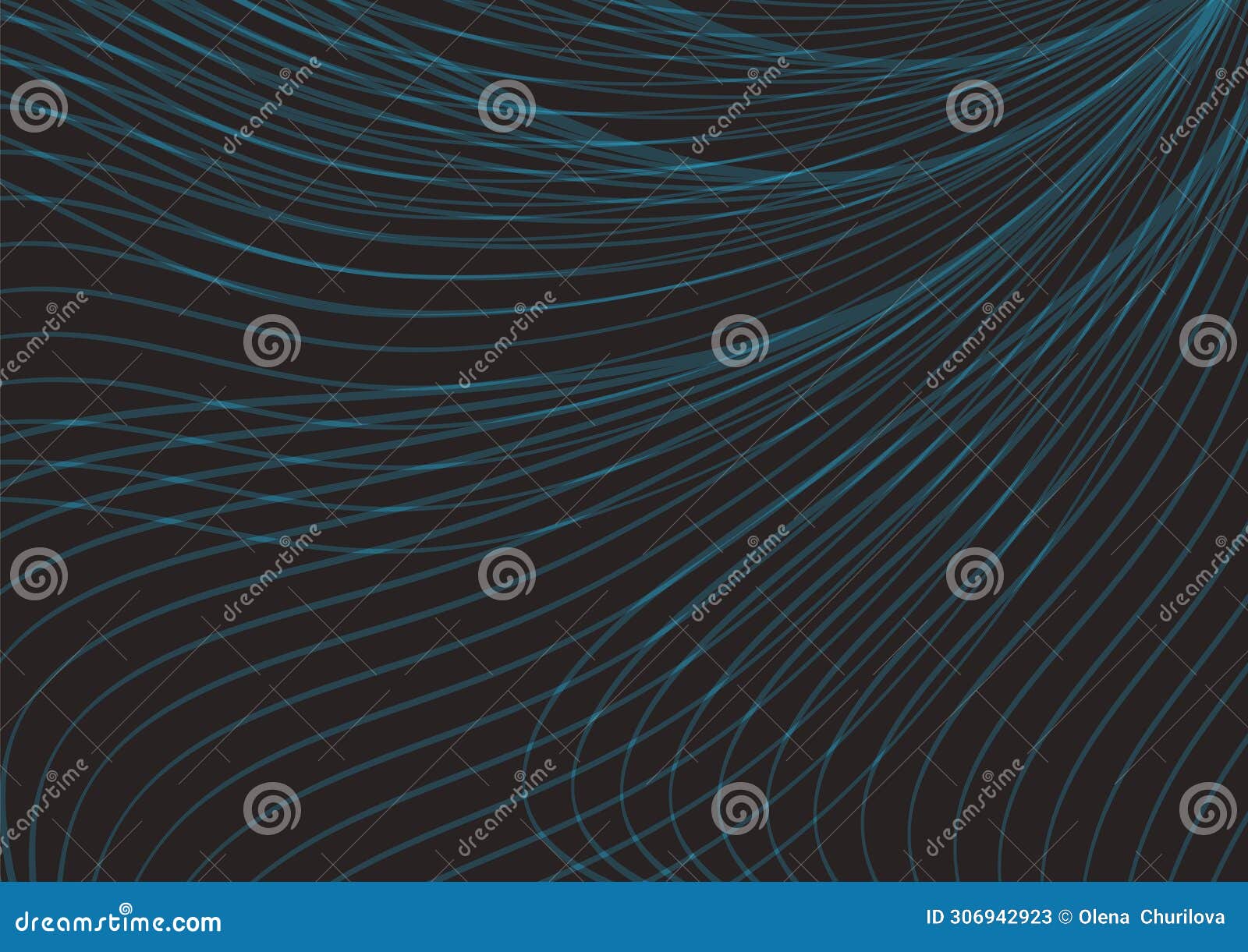 Modern Abstract Technology Digital Wavy Lines Background Stock Vector ...