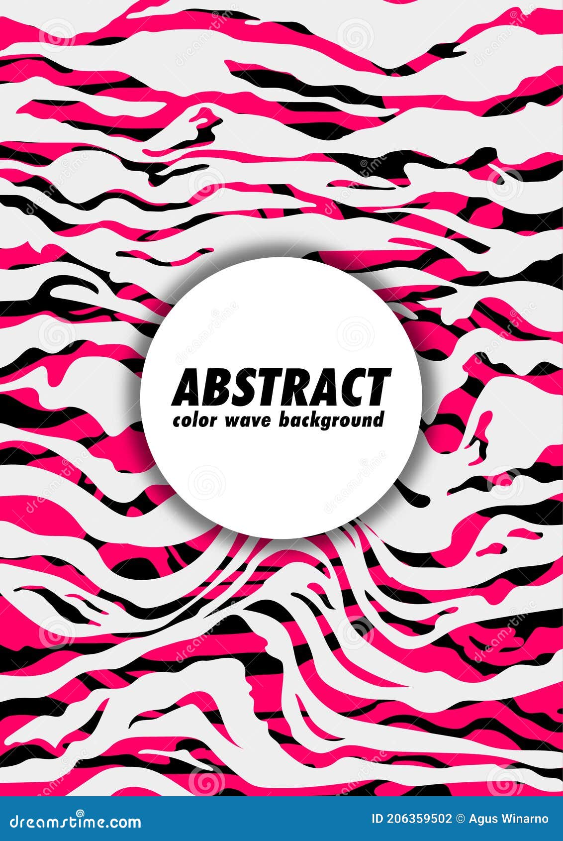 Modern Abstract Tri Color Wave Background Stock Illustration ...
