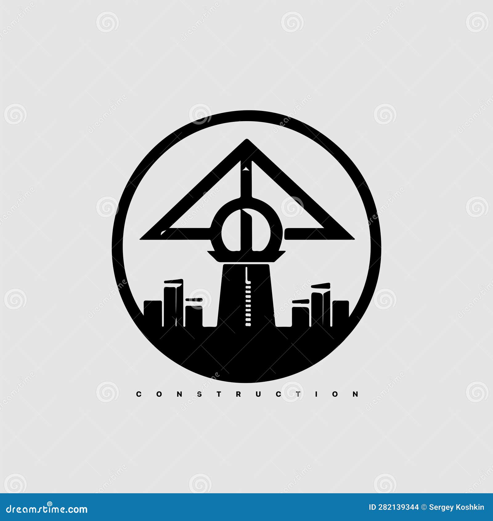 Modern Abstract Vector Construction Company Logo Template. Logotype for ...